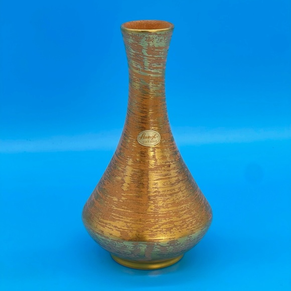 Stangl Pottery | Accents | Vtg Mcm Stangl Pottery Granada Gold On Tan ...
